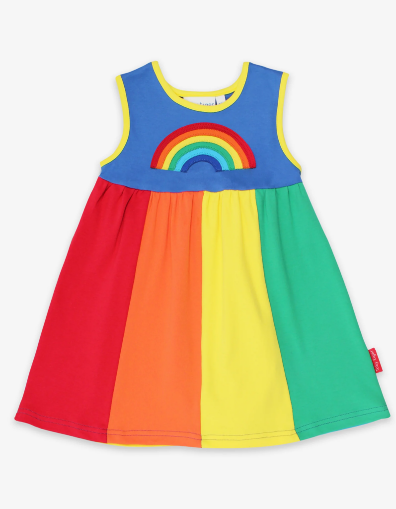 Organic Rainbow Panel Dress – I Dress Organic